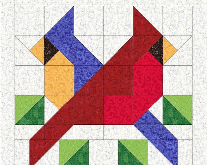 Cardinals Quilt Pattern by the Pattern Basket Layer Cake Friendly - Etsy