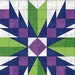 Digital PDF Quilt Block Pattern|thistle Rose Quilt Block Pattern|modern ...