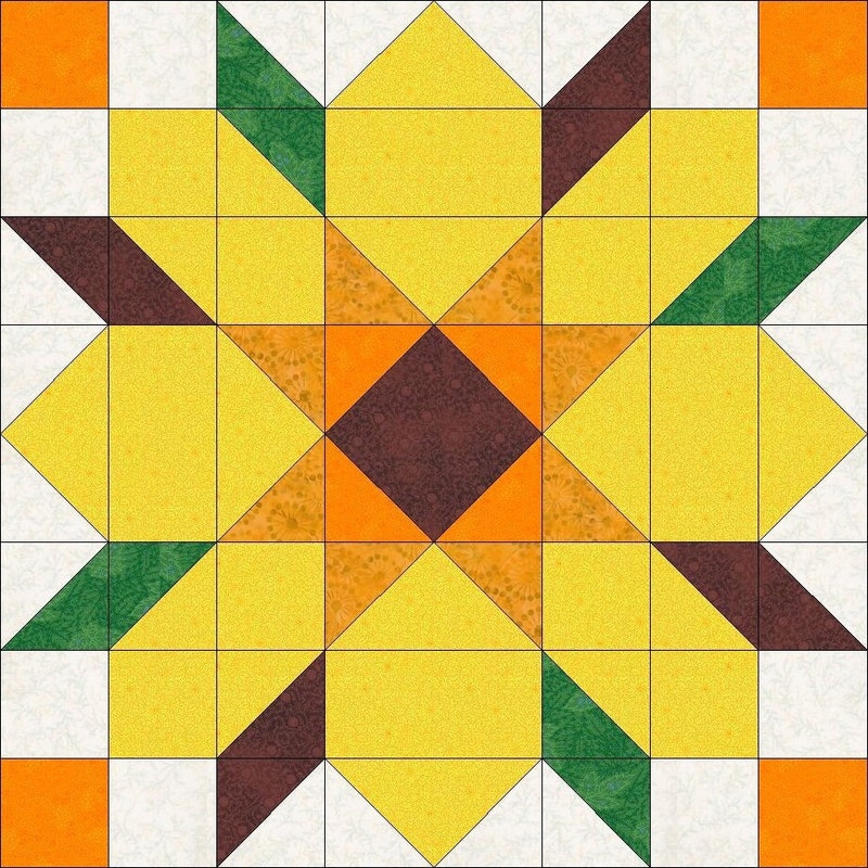 Sunflower Barn Quilt - Etsy