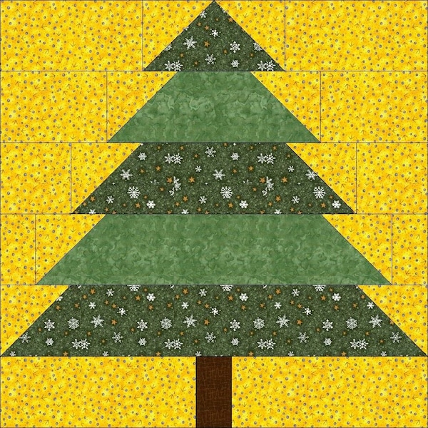 Tree Quilt Pattern - Etsy