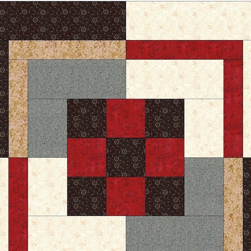 Digital PDF Quilt Block Patternnine Patch Bento Box Quilt - Etsy