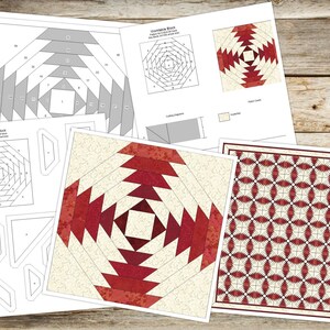 Digital Pdf|pineapple Quilt Pattern|pineapple Quilt Block Pattern|log ...