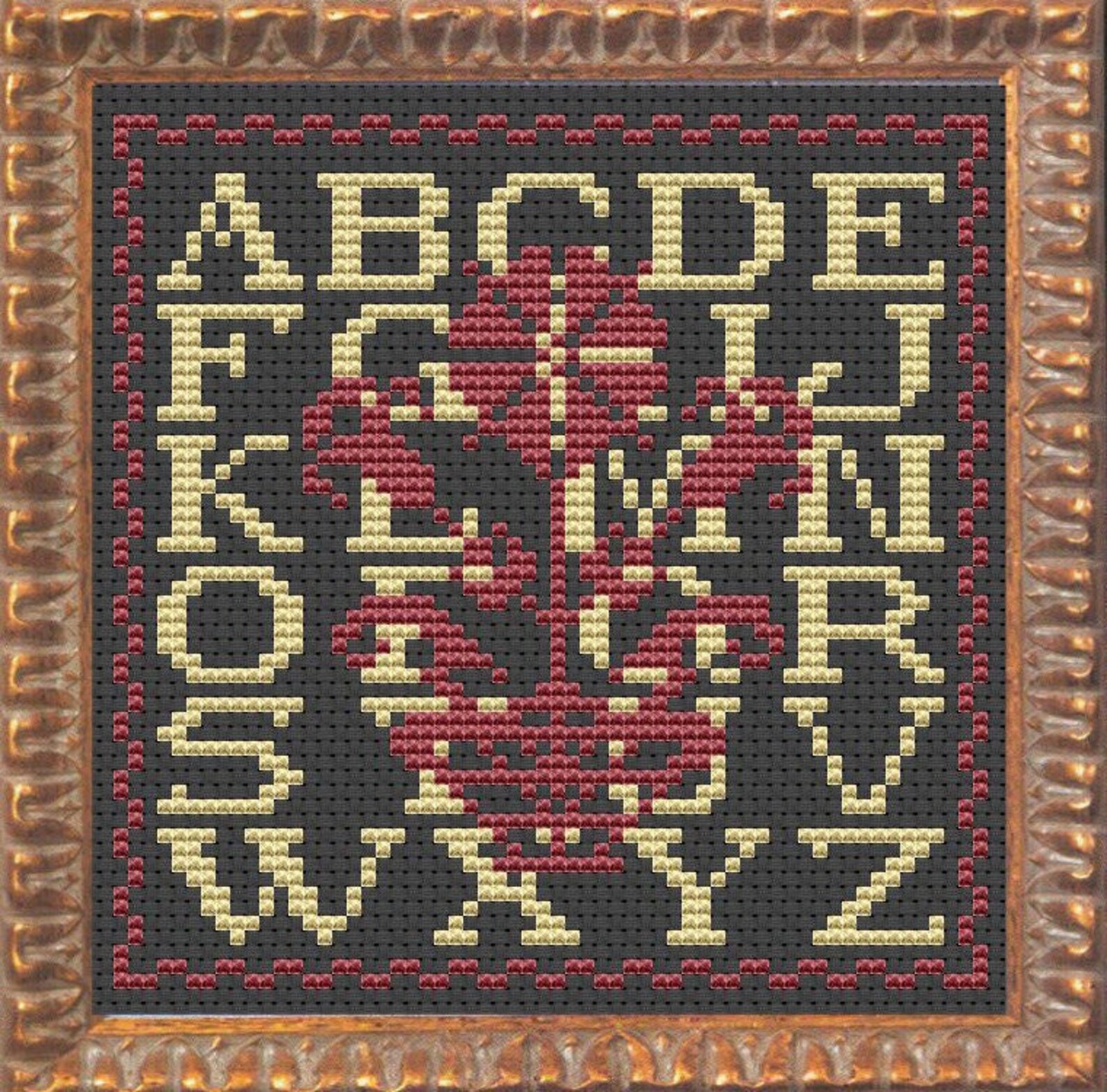 Primitive Cross Stitch Pattern PDF Cross Stitch Pattern | Etsy