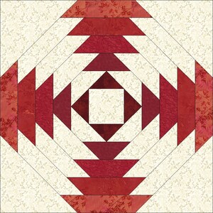 Foundation Paper Piecing (FPP) Templates|pineapple Quilt Block Pattern ...