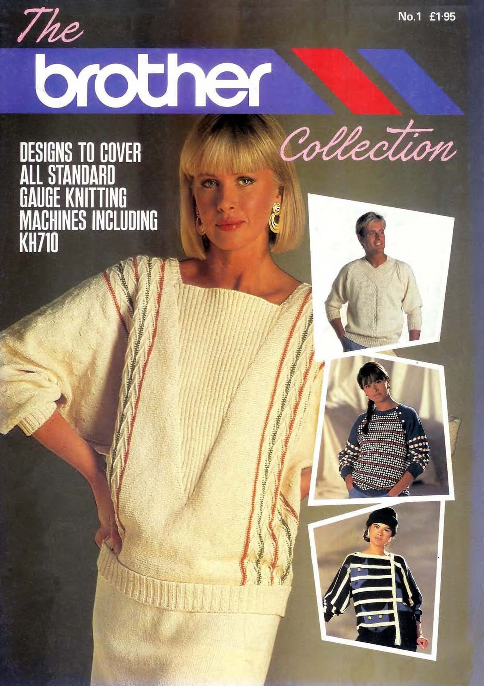 Vintage Brother Machine Knitting Magazine|the BROTHER Collection No.1 ...
