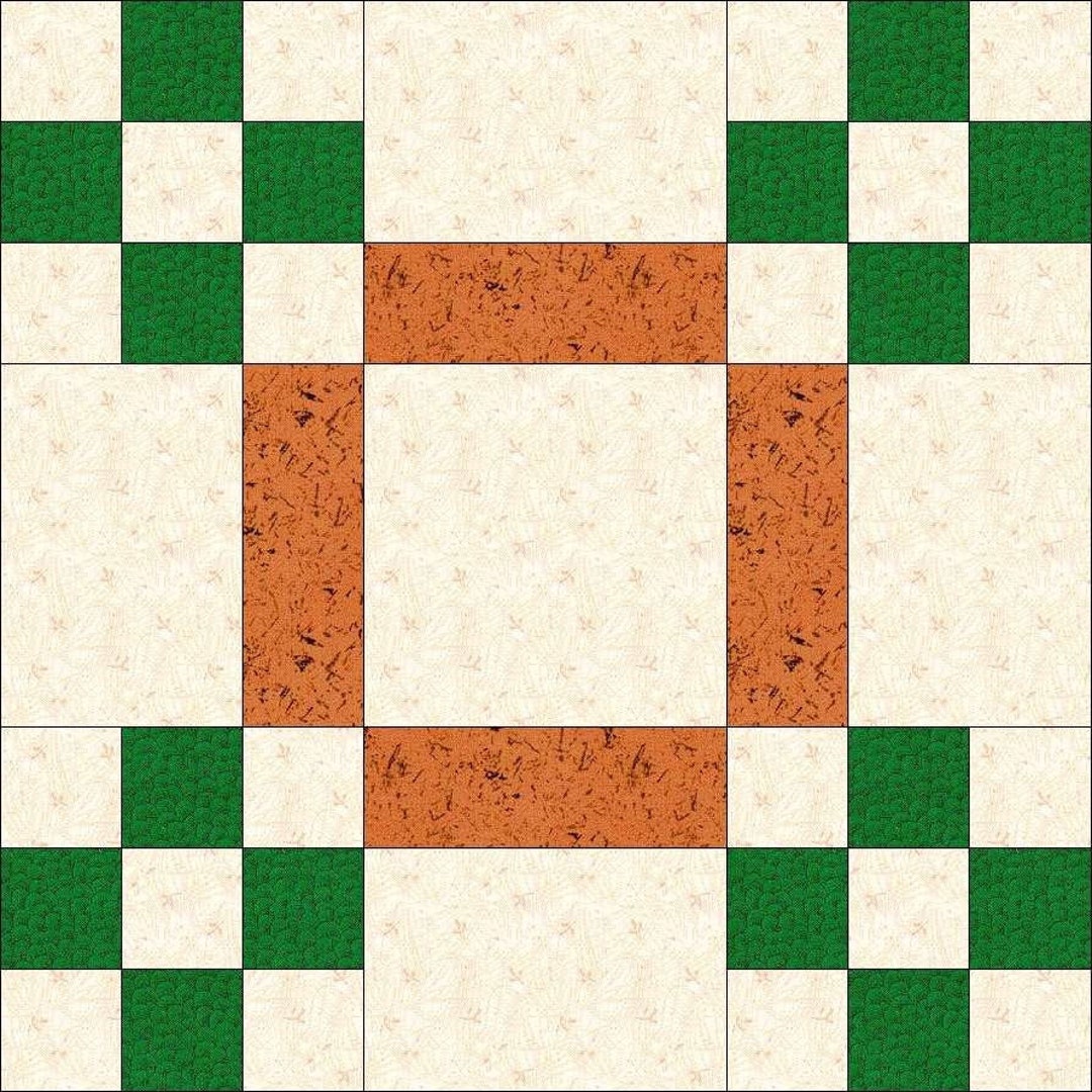 Digital PDF Quilt Block Pattern|quilt Block Five Patch|modern Patchwork ...