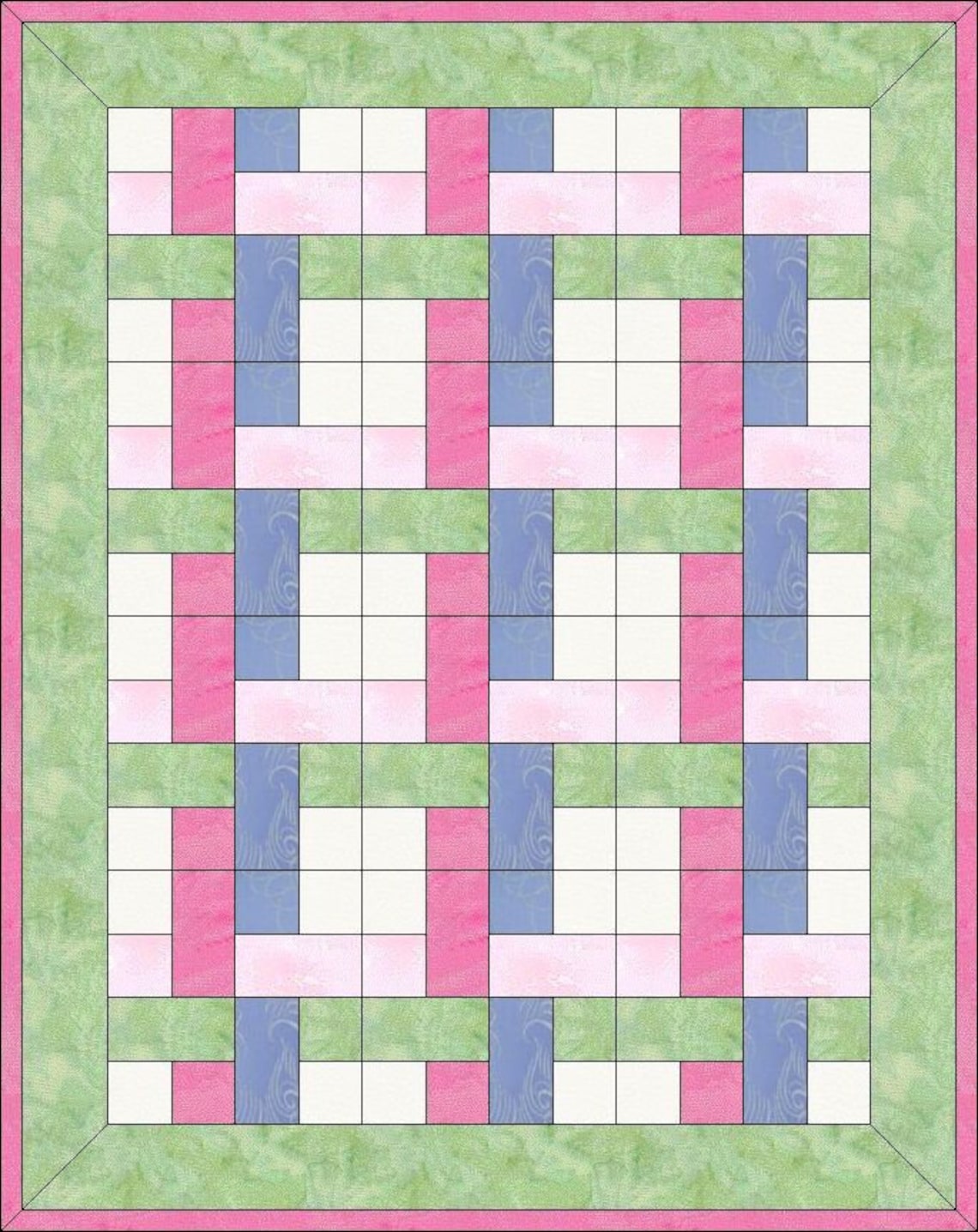 Digital PDF Quilt Block Patternwoven Quilt Block - Etsy