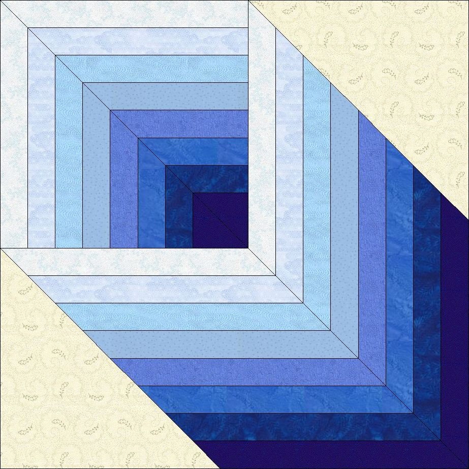 Digital PDF Quilt Block Patternrainbow 3D Illusion Quilt - Etsy