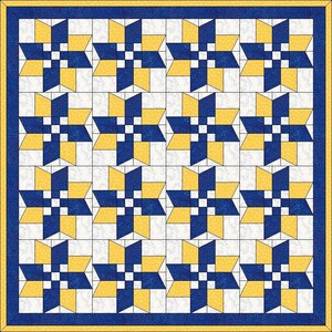 Digital PDF Quilt Block Pattern|nebraska Windmill Quilt Block Pattern ...