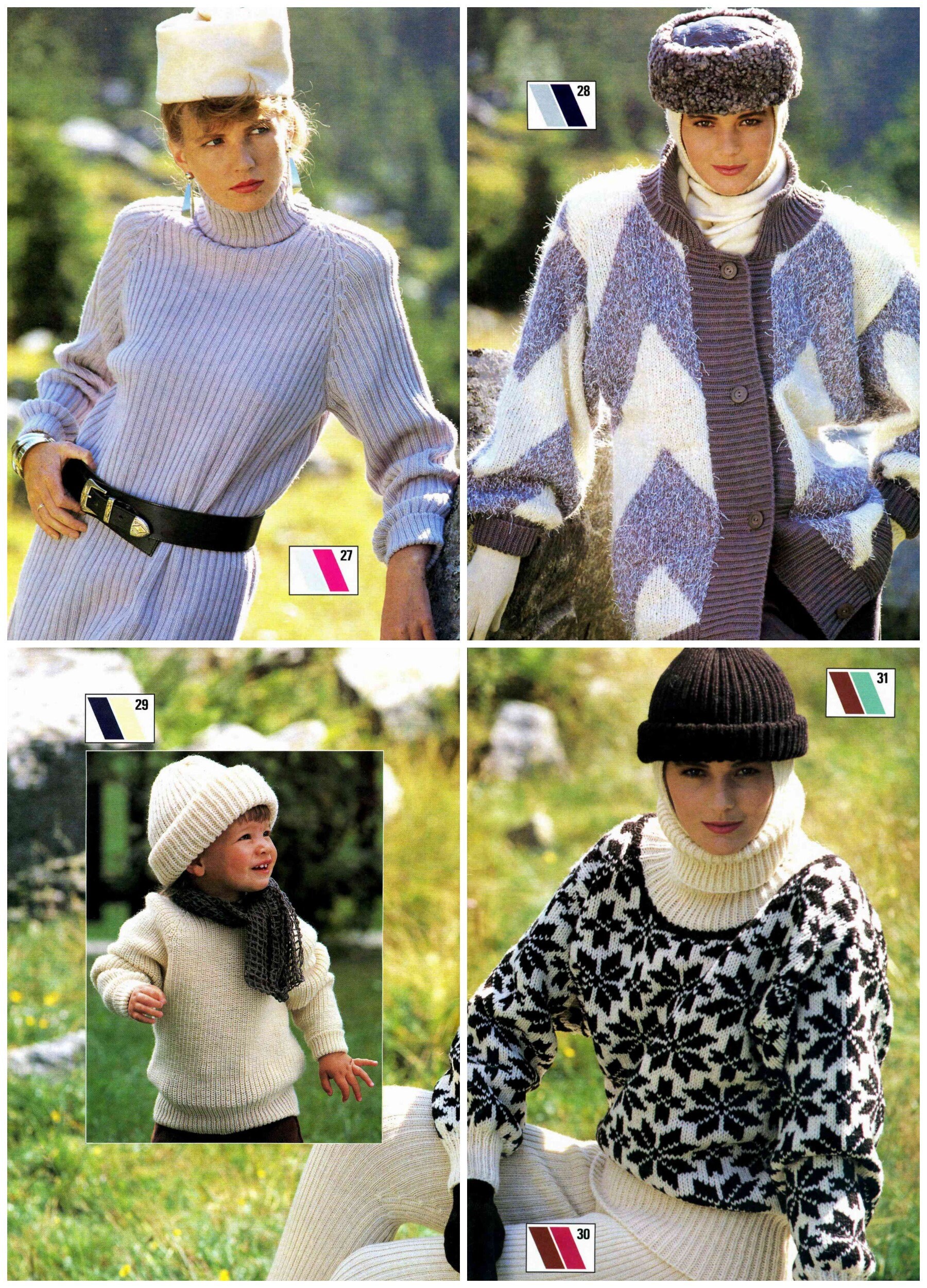 Vintage Knitting Machine Patterns Magazine|brother Fashion Vol.9 ...