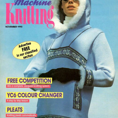 SILVER REED Stitch Pattern Book Machine Knitting Magazine - Etsy