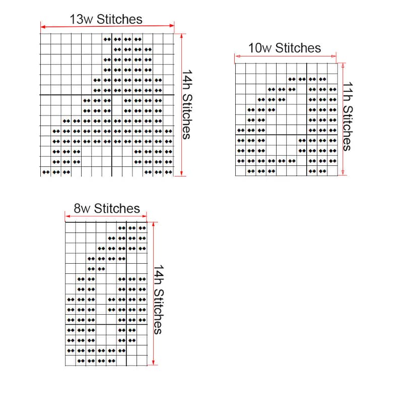 Cross Stitch Alphabet and Numbers Pattern, Fancy Cursive,modern Xstitch ...