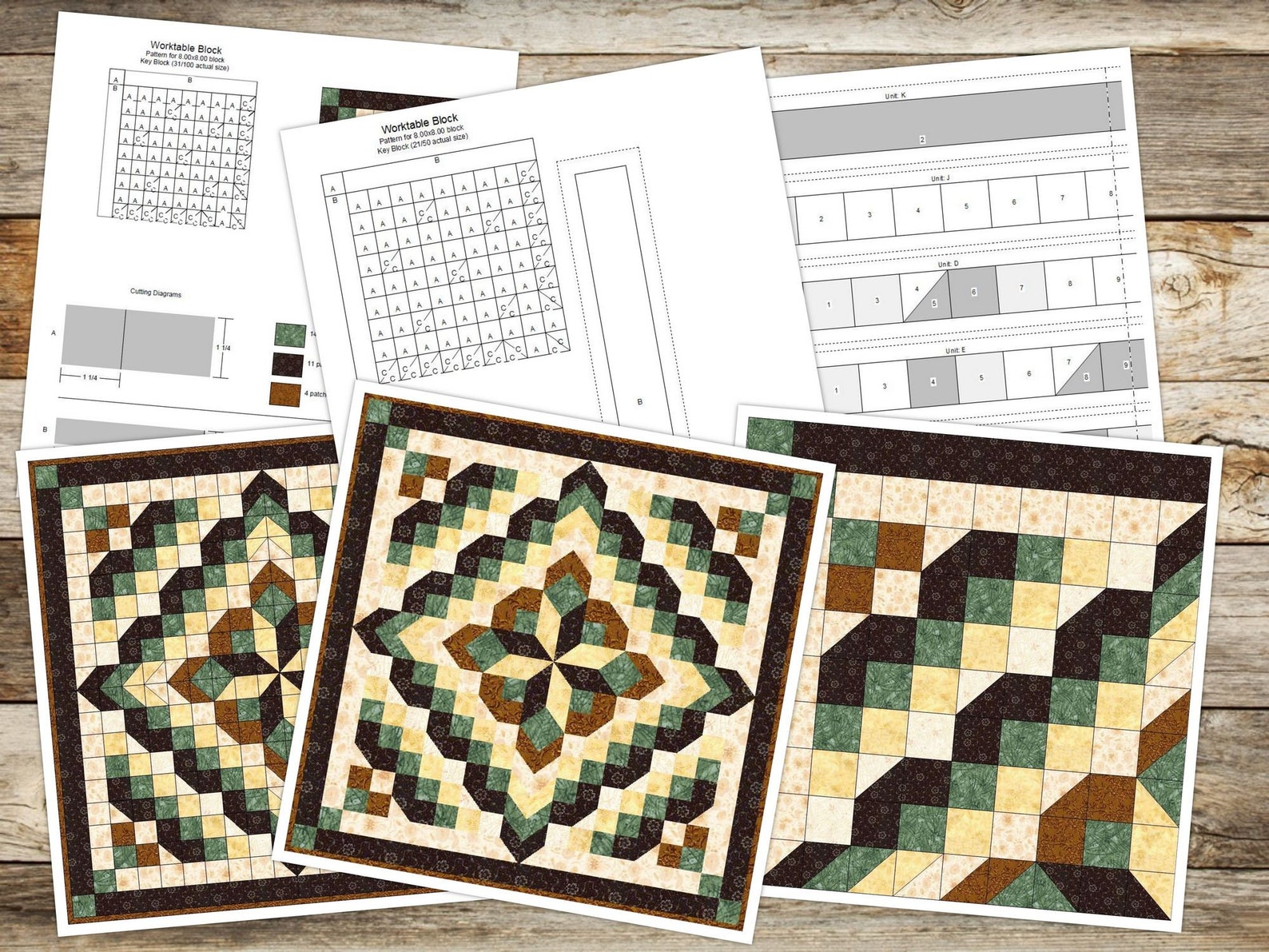 Digital PDF Quilt Block Patternfaceted Star Quilt Block - Etsy