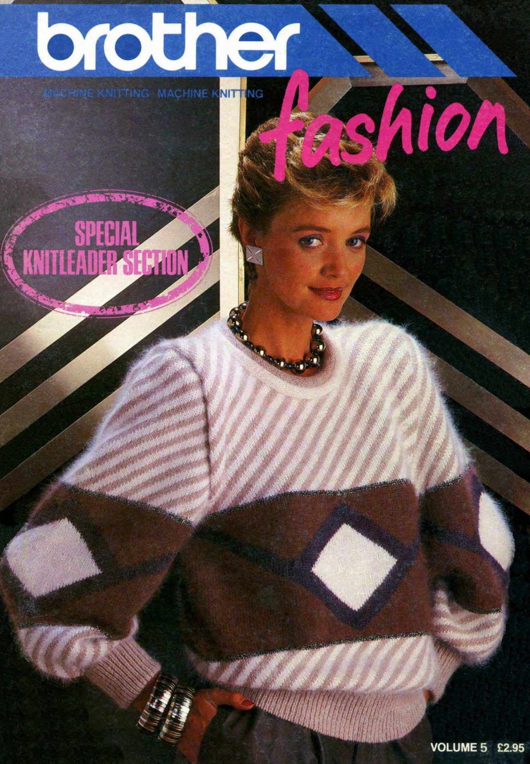 Vintage Knitting Machine Patterns Magazine|brother Fashion Vol.5 ...