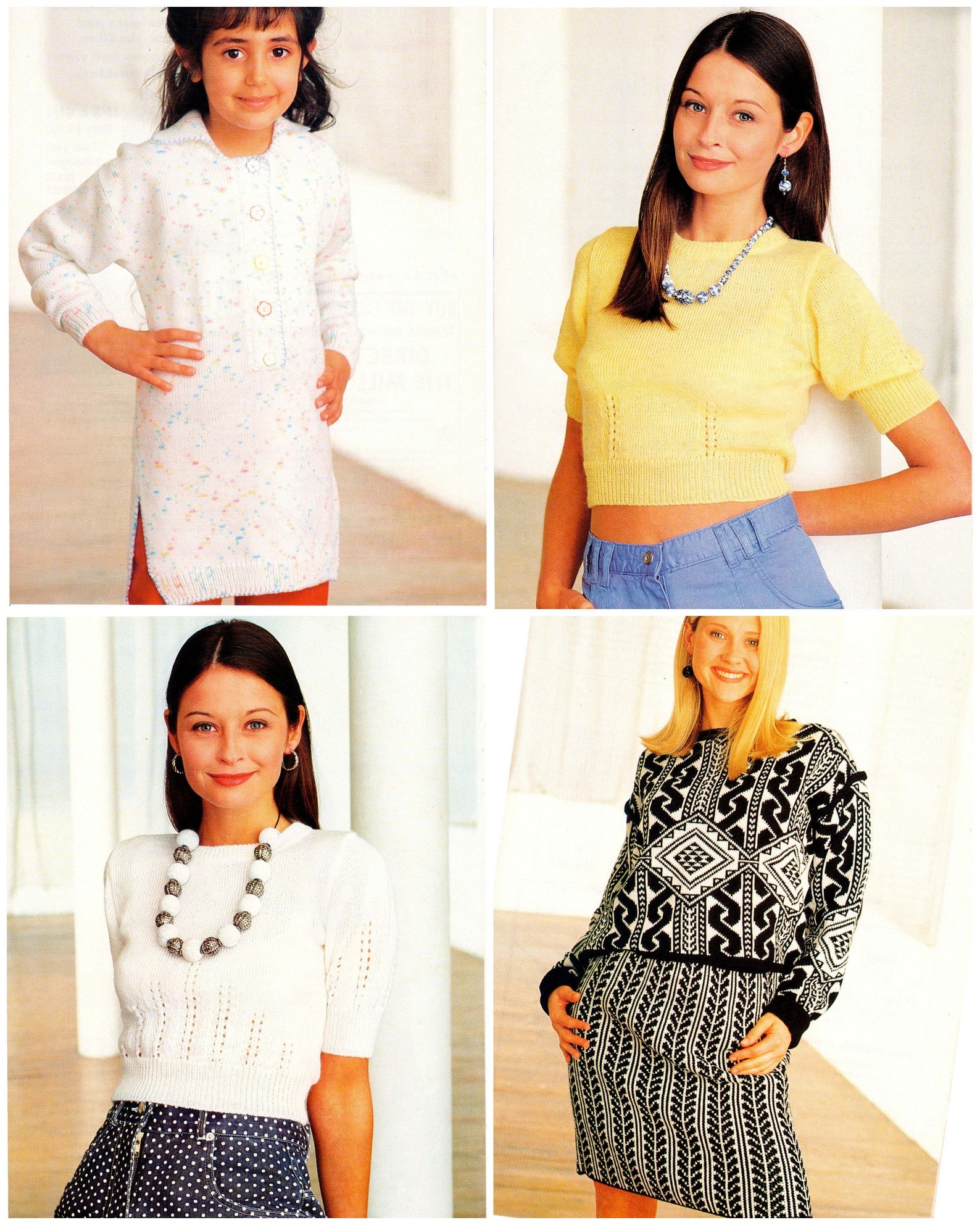 Vintage Knitting Machine Pattern Magazine | Knitmaster & Silver Reed ...