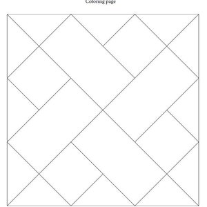 Foundation Paper Piecing (FPP) Templates|card Trick 2 Quilt Block ...