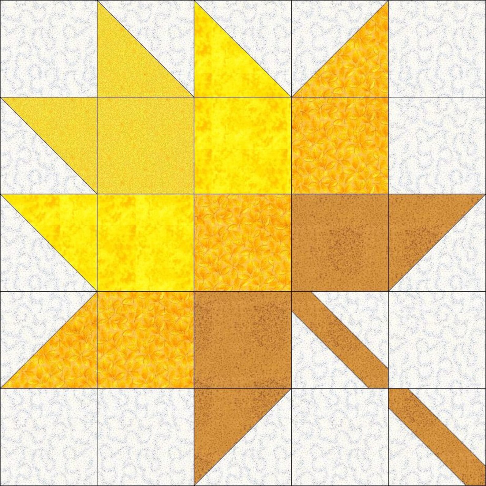 Maple Leaves Digital PDF Quilt Pattern|modern Patchwork|quilt Block ...