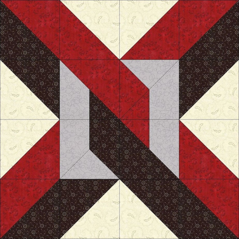 Digital PDF Quilt Block Patternwoven Quilt Block Pattern - Etsy