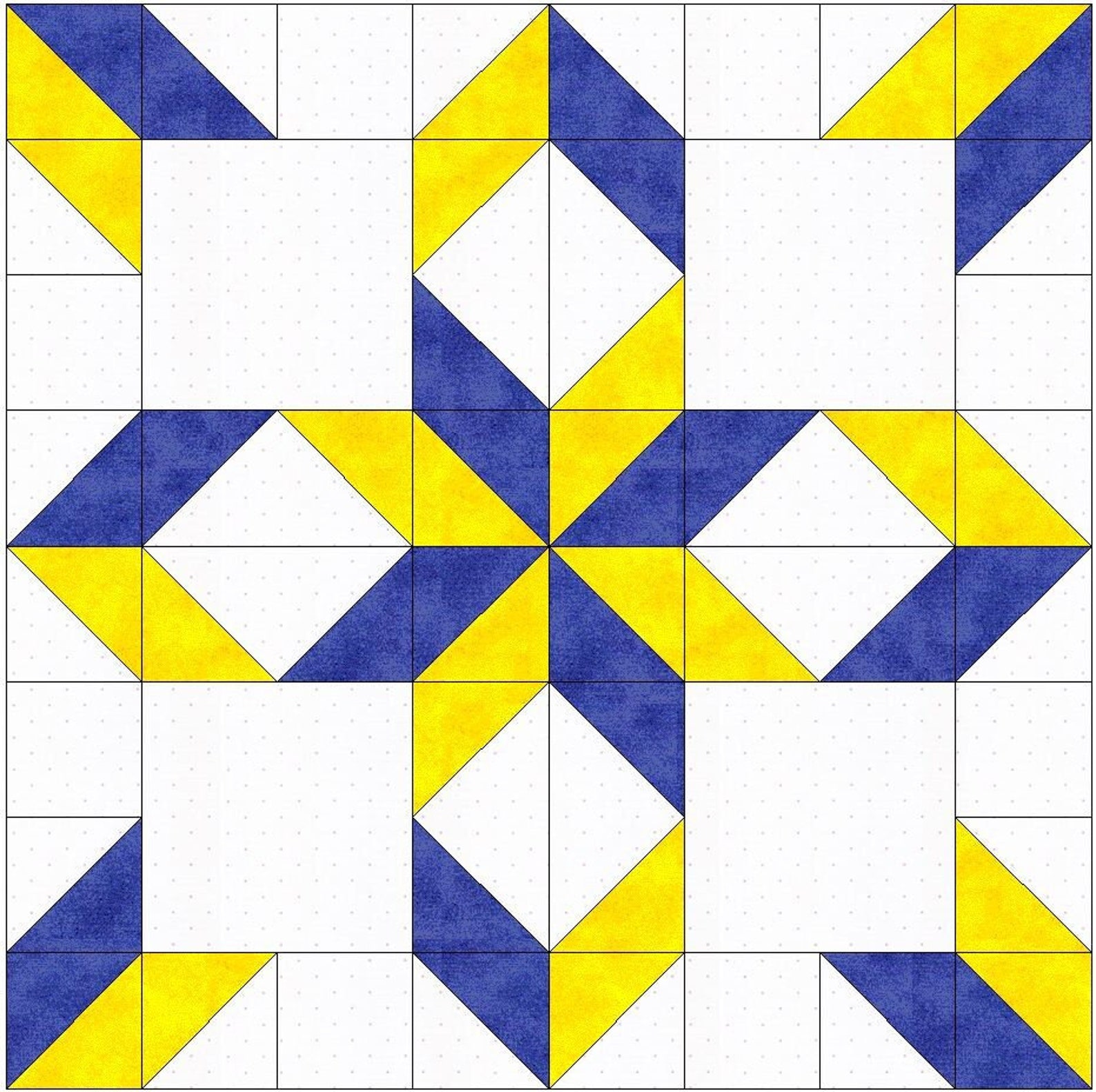 Digital PDF Quilt Block Pattern|west Virginia Quilt Block Pattern ...