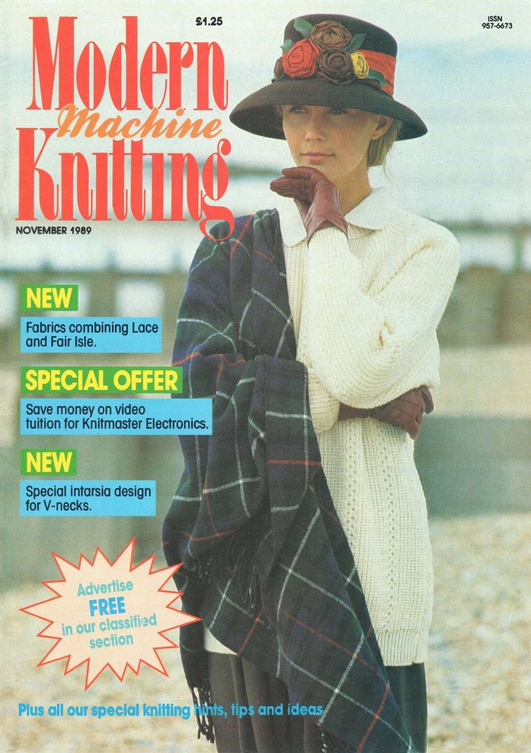 Vintage Knitting Machine Pattern Magazine|modern Machine Knitting NOV ...