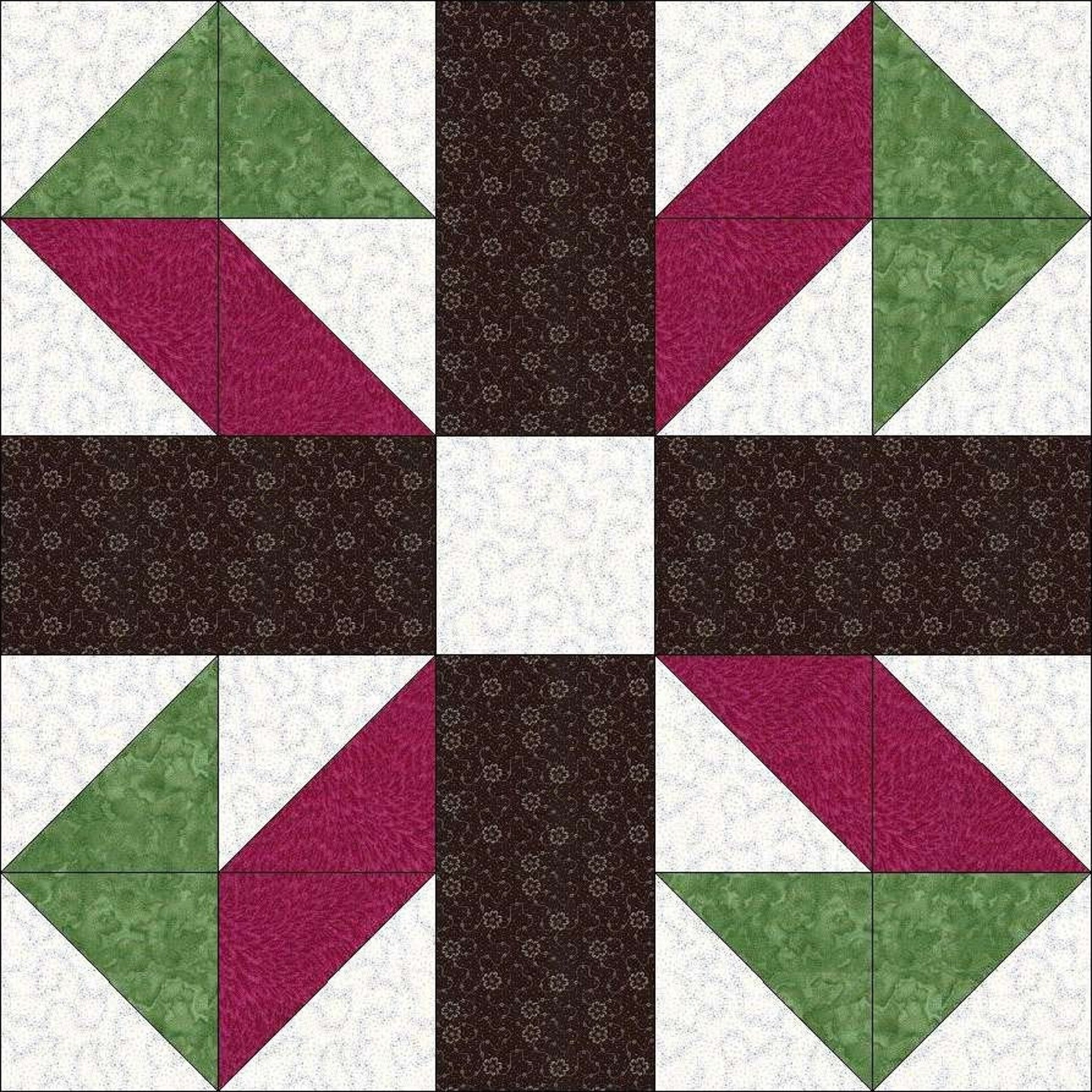 Digital PDF Quilt Block Patternquilt Block Jack in the - Etsy
