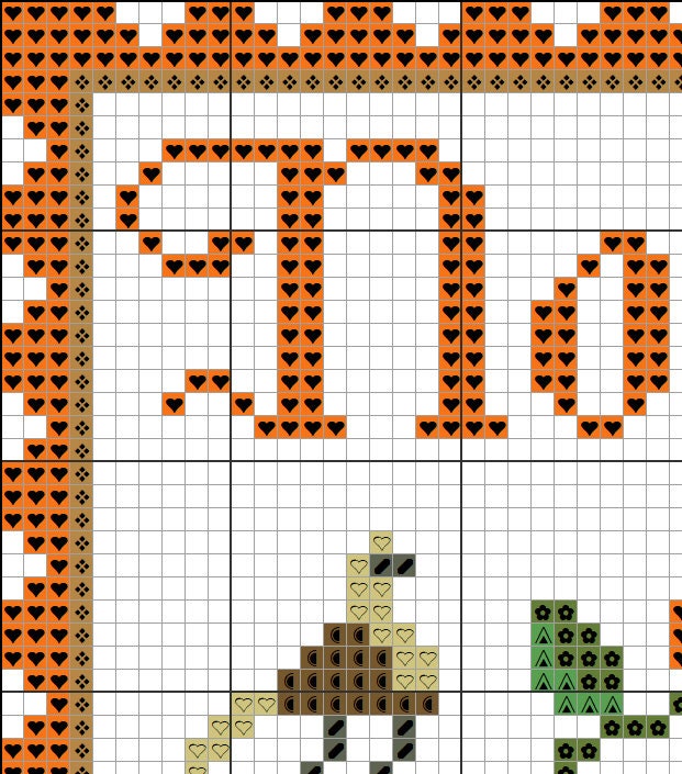 November Cross Stitch Pattern, November Monthly Sampler, Calendar Cross ...