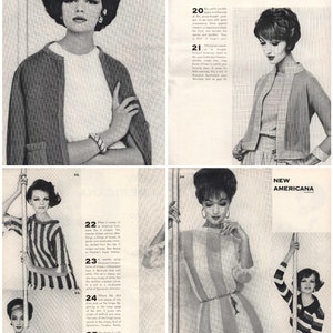 Vintage Vogue Knitting Magazine | Spring-summer 1962 (PDF Pattern) - Etsy
