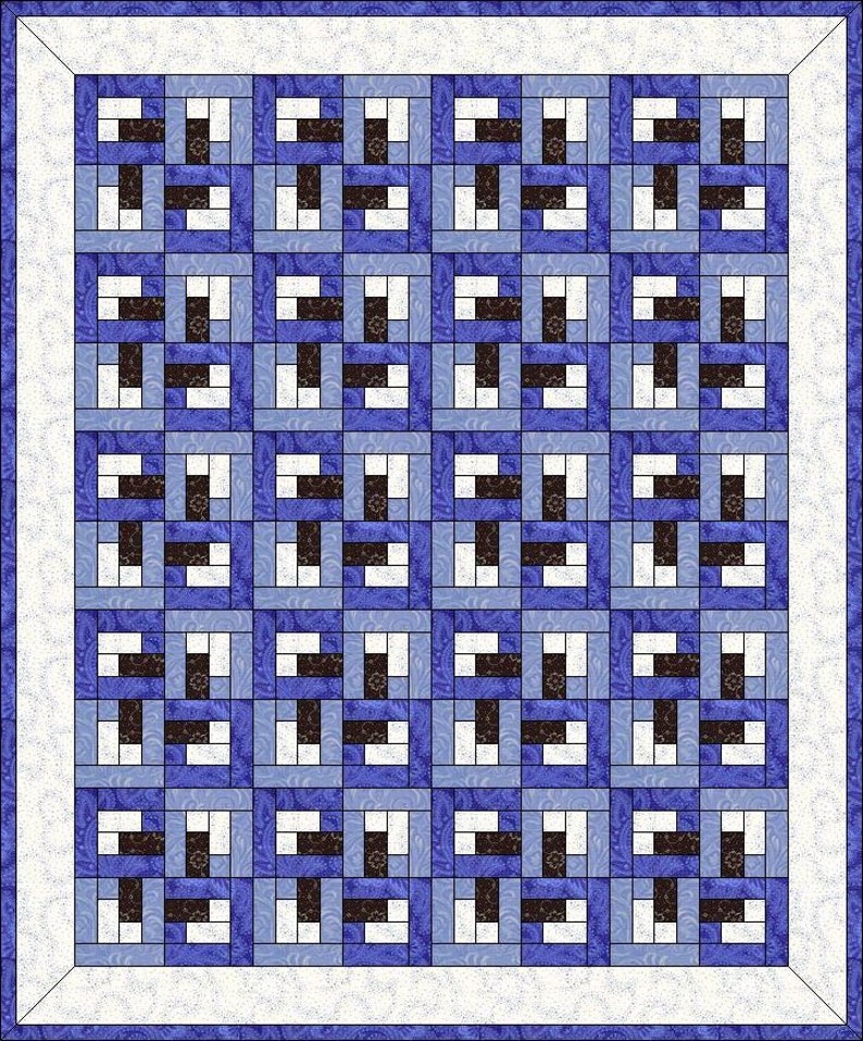 Digital PDF Quilt Block Pattern|interlocking Square Quilt Block Pattern ...