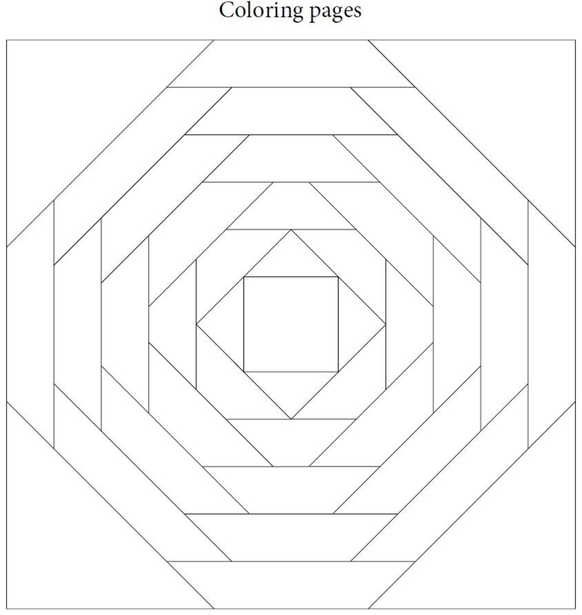 Foundation Paper Piecing (FPP) Templates|pineapple Quilt Block Pattern ...