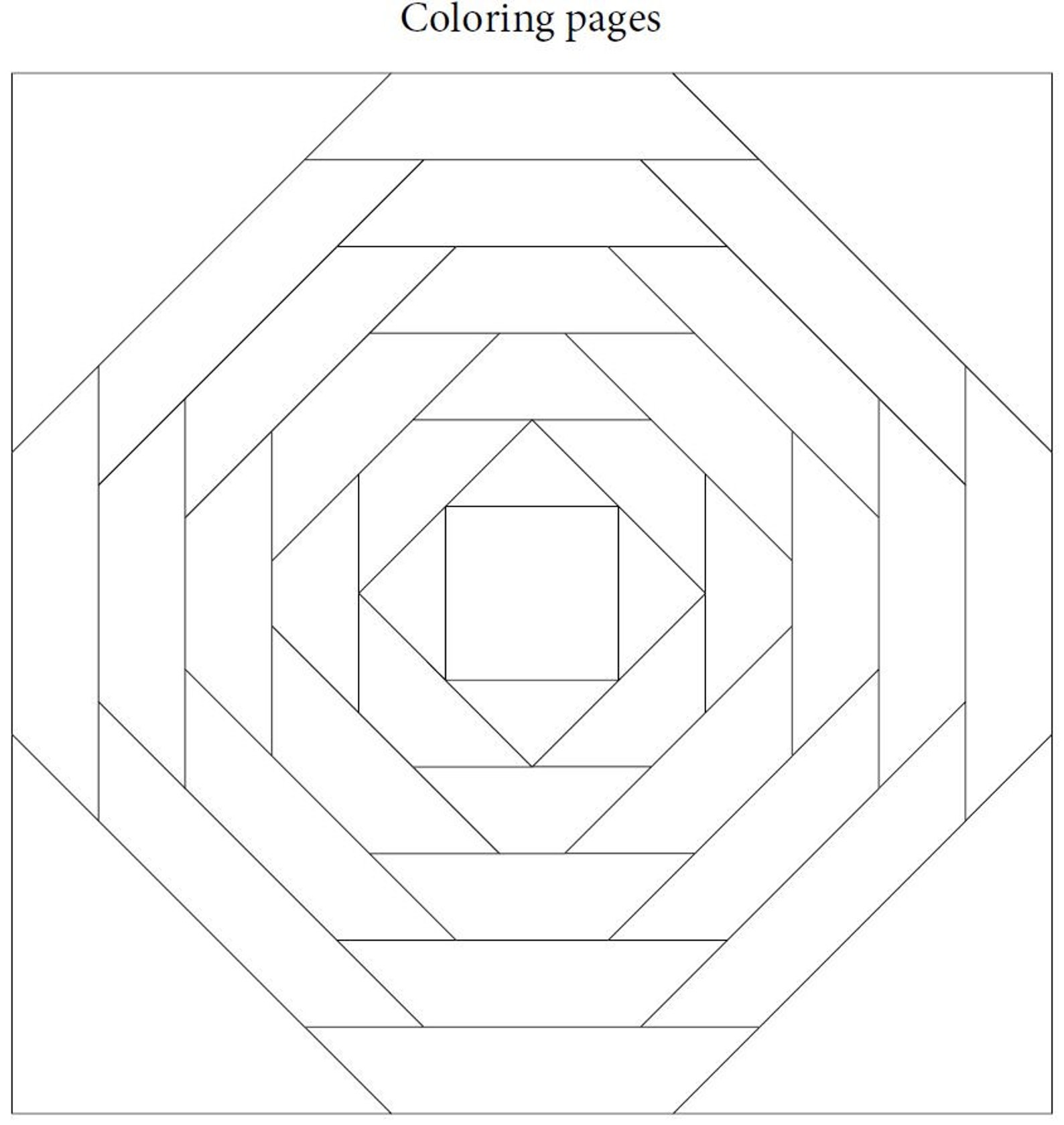 Foundation Paper Piecing (FPP) Templates|pineapple Quilt Block Pattern ...