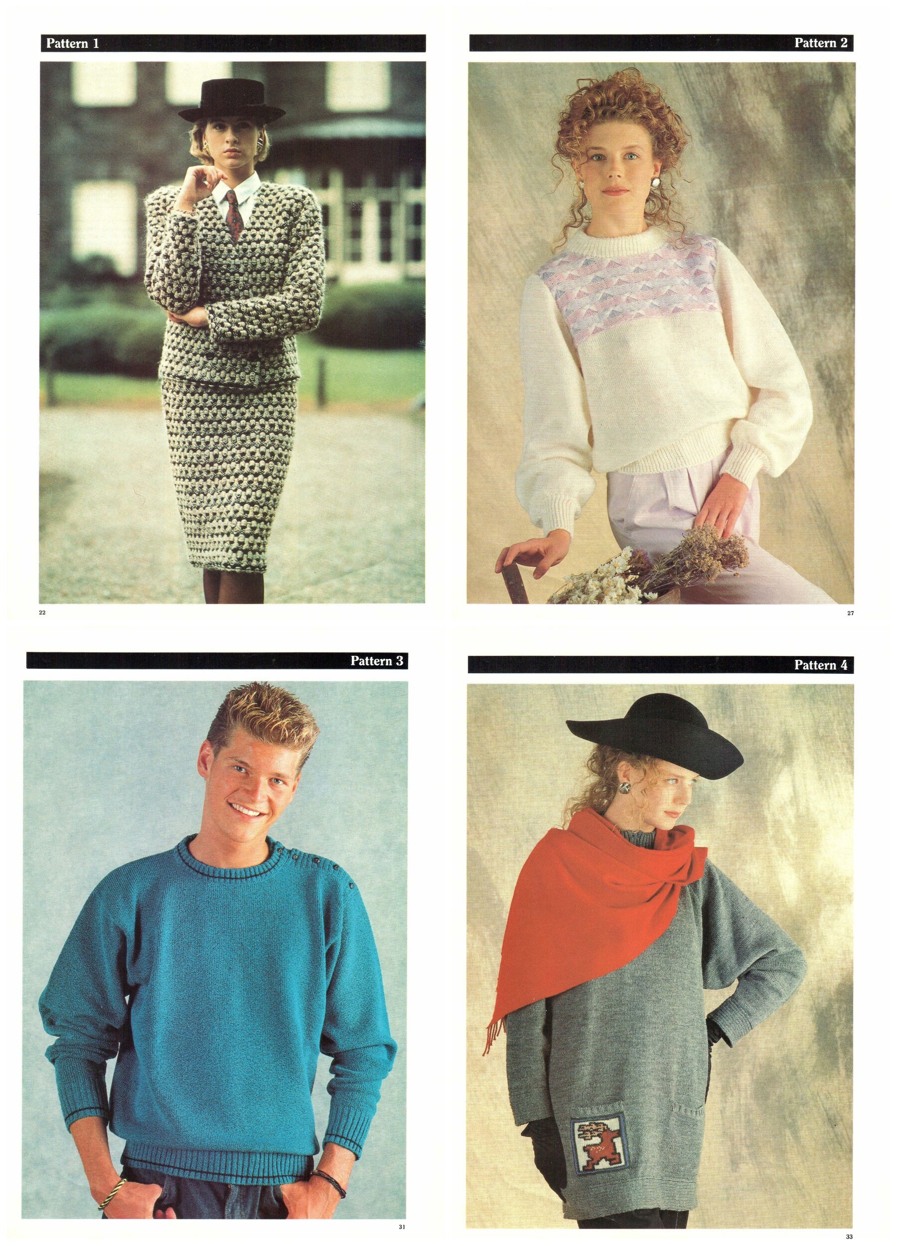 Vintage Knitting Machine Pattern Magazine|machine Knitting Nov. 1987 ...