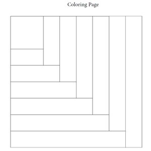 Foundation Paper Piecing (FPP) Templates|chevron Log Cabin Block ...