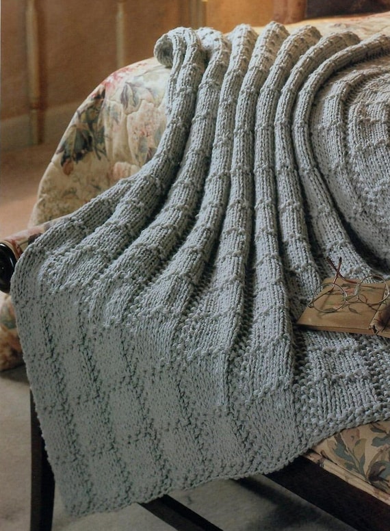 Quick And Easy Knitted Afghan Patterns Knitted Baby Blanket Pattern: