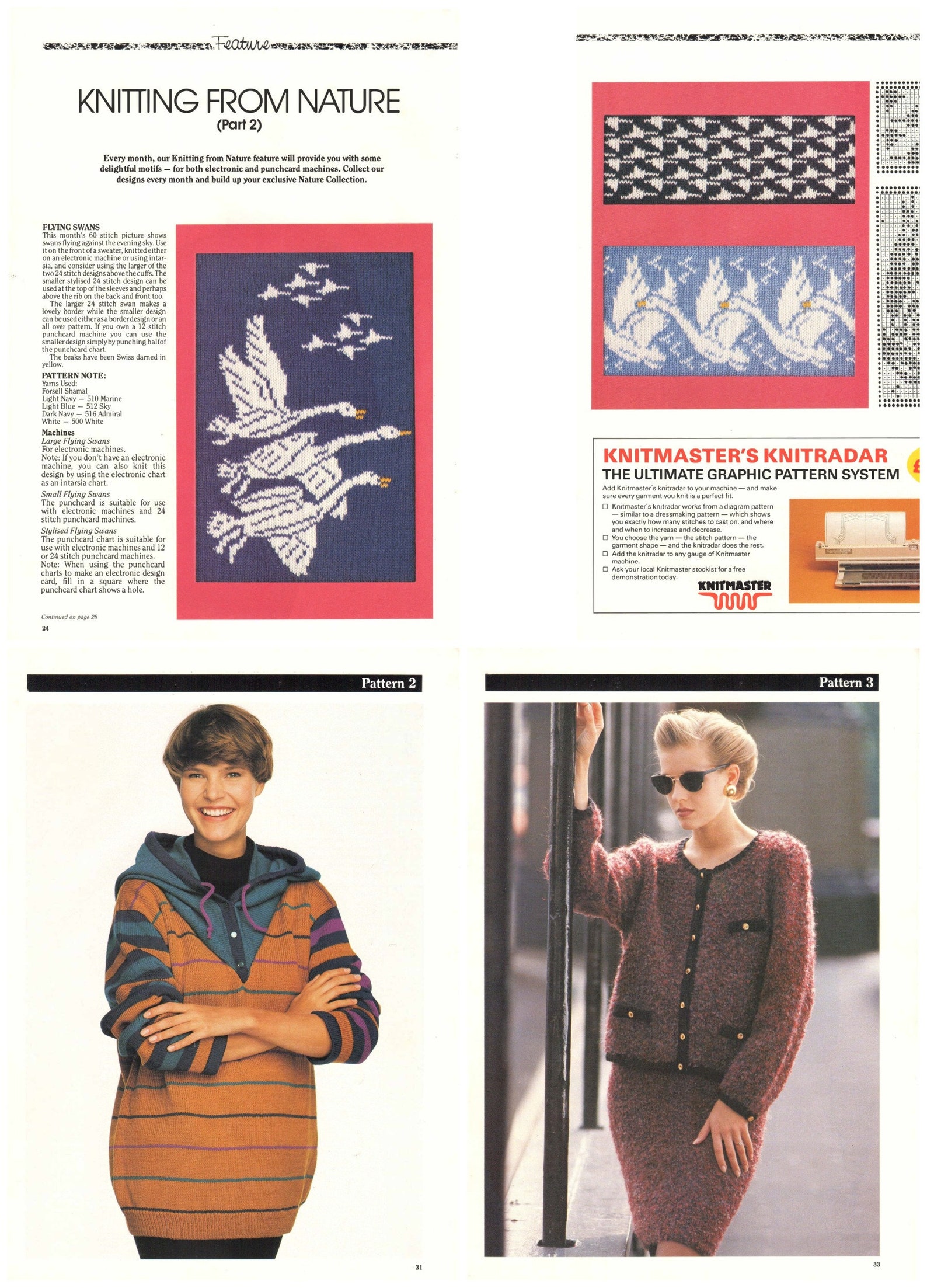 Vintage Knitting Machine Pattern Magazinemodern Machine - Etsy