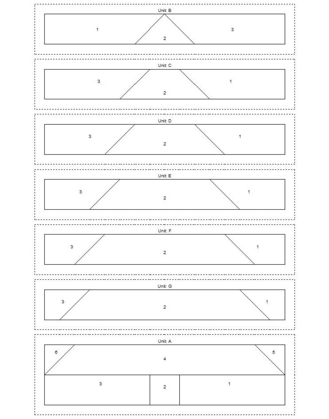 Foundation Paper Piecing (FPP) Templates|christmas Tree Quilt Block ...
