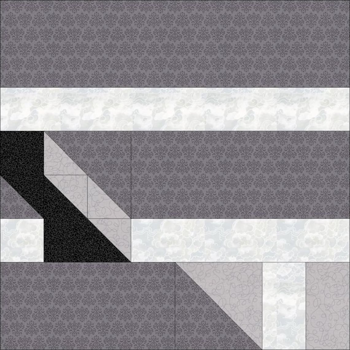 Digital PDF Quilt Pattern3d Maze Labyrinth Quilt - Etsy