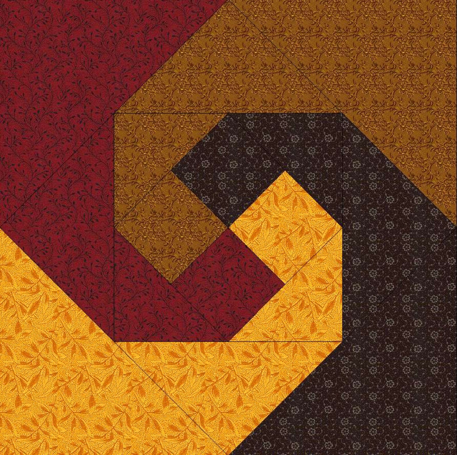 Digital PDF Quilt Patternmodern Patchworkcatsquilt Block - Etsy