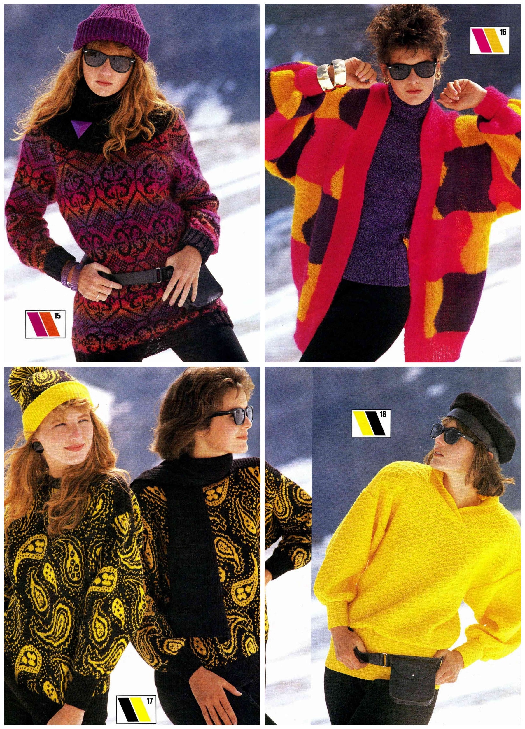 Vintage Knitting Machine Patterns Magazine|brother Fashion Vol.9 ...