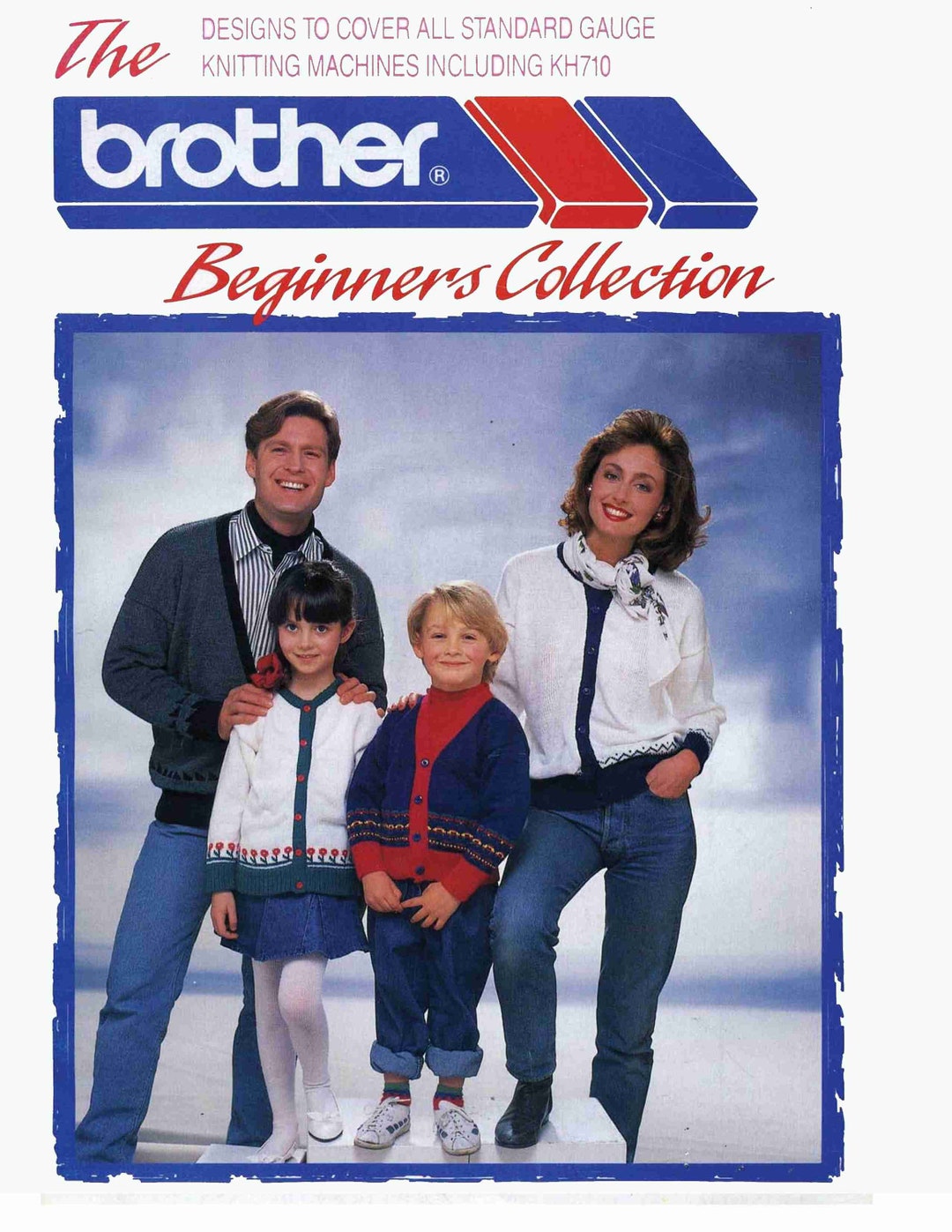 Vintage Knitting Machine Patterns Magazine|the BROTHER Beginners ...