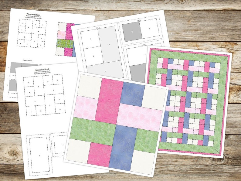 Digital PDF Quilt Block Patternwoven Quilt Block - Etsy