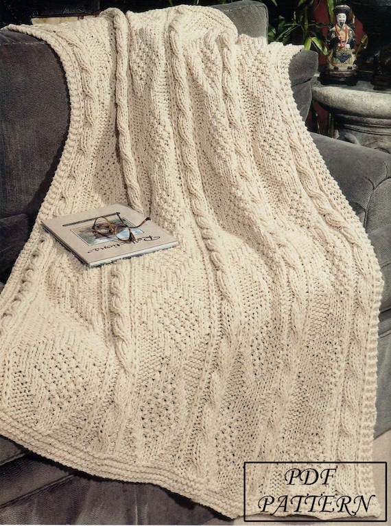 Wedding Afghan Knitting Pattern Clan Aran Knitting Patterns