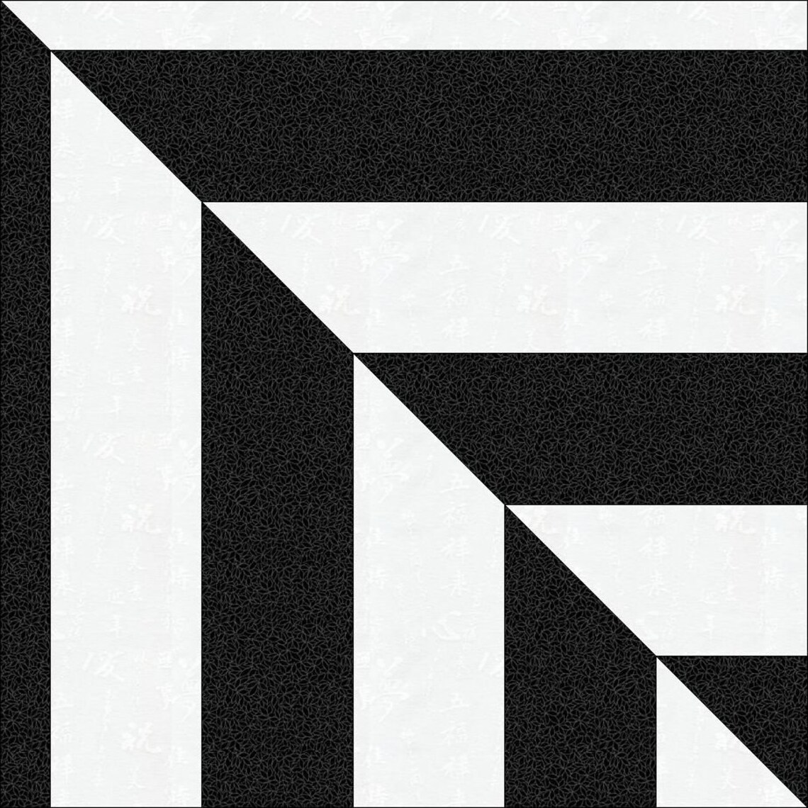 Digital PDF Quilt Block Pattern|optical Illusion (4) Quilt Block ...