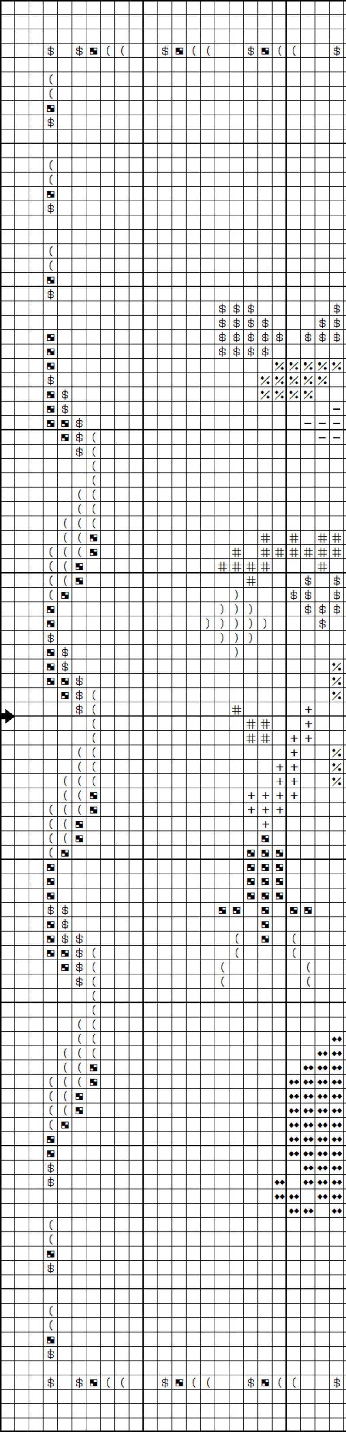 Primitive Cross Stitch Pattern PDF Cross Stitch Pattern | Etsy