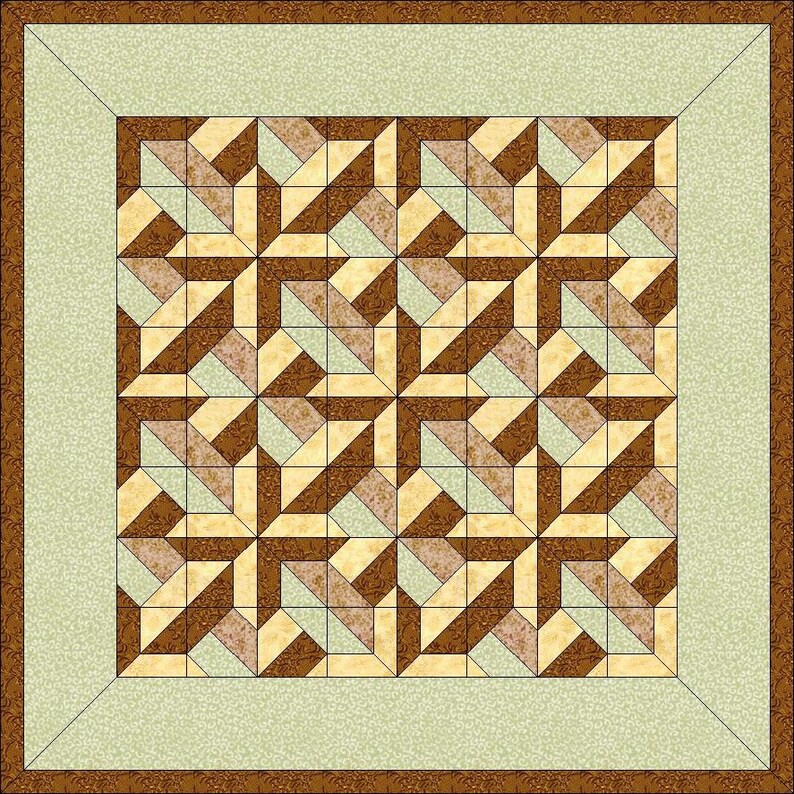 Digital PDF Quilt Block Patternlattice Quilt Block | Etsy