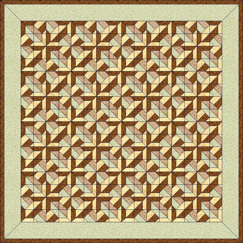 Digital PDF Quilt Block Patternlattice Quilt Block | Etsy