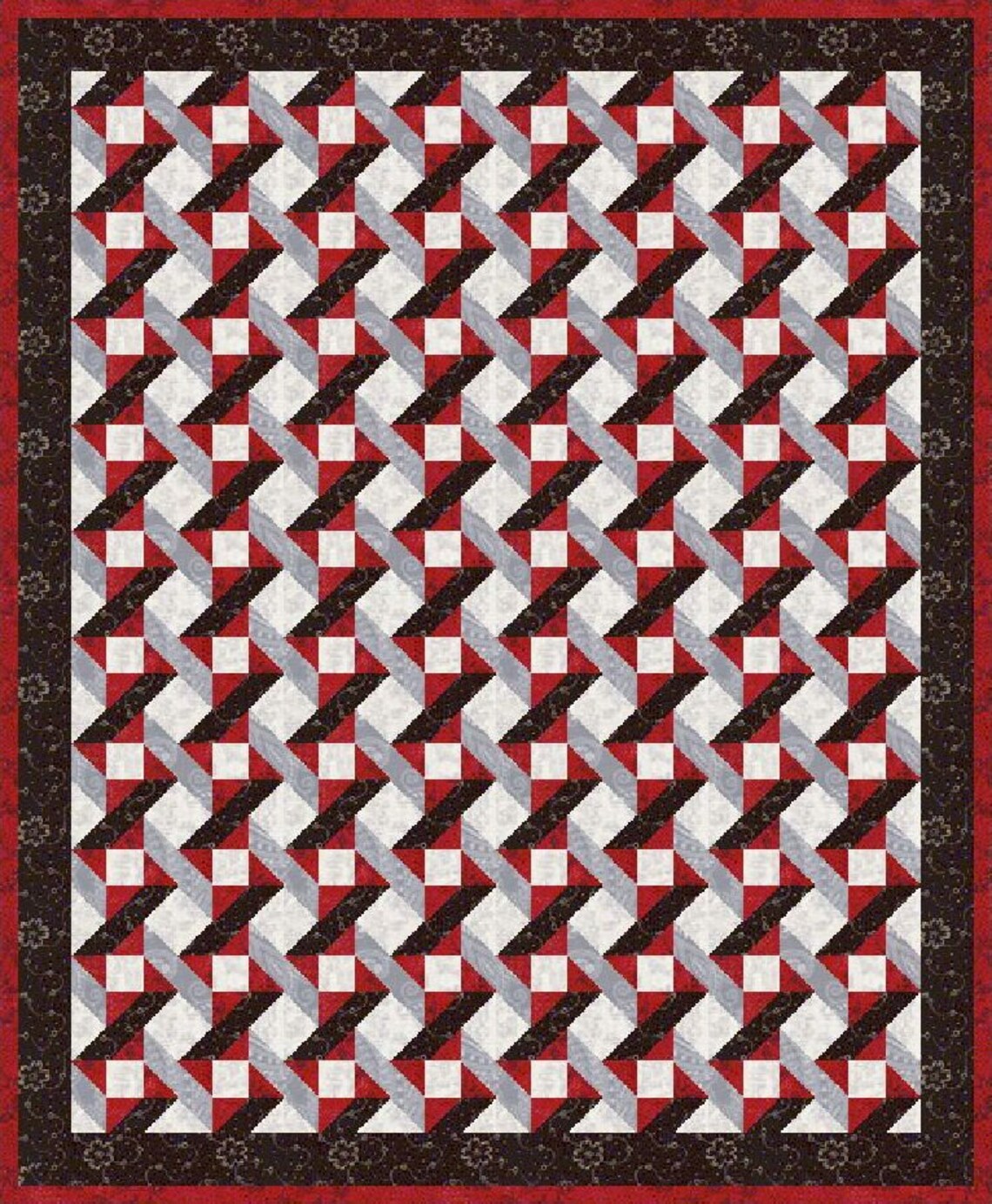 Digital PDF Quilt Block Pattern|tangled Quilt Pattern (2)|modern ...