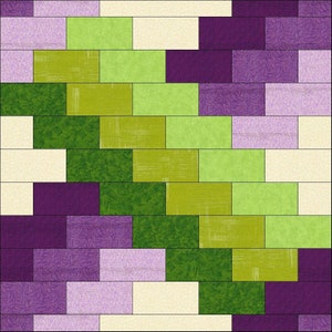 Digital PDF Quilt Block Pattern|weaver Fever Quilt Block Pattern|modern ...