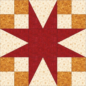 Digital PDF|54-40 or Figh With Snowball Quilt Block Pattern|christmas ...