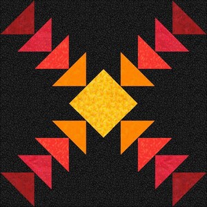 Digital PDF Quilt Block Pattern|wild Goose Chase Block Patterns|modern ...