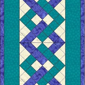 Digital PDF Quilt Block Pattern|interlocking Chain Quilt Block Pattern ...
